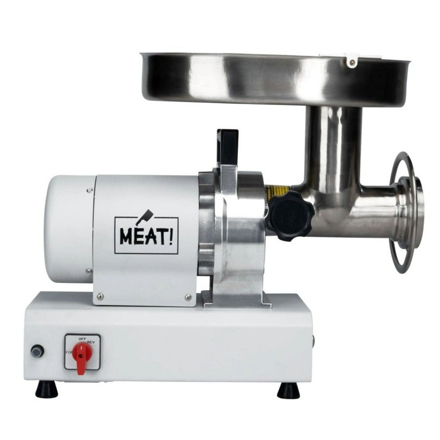MEAT! 1 hp Dual Grind Stainless Steel Meat Grinder #22 – 306BBQ